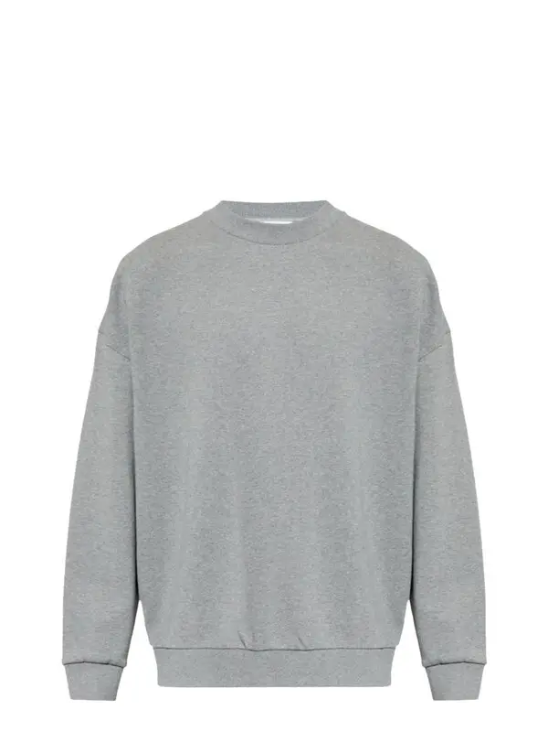 DARKPARK Long-sleeved Crewneck Sweatshirt With Piping Detail - Grey