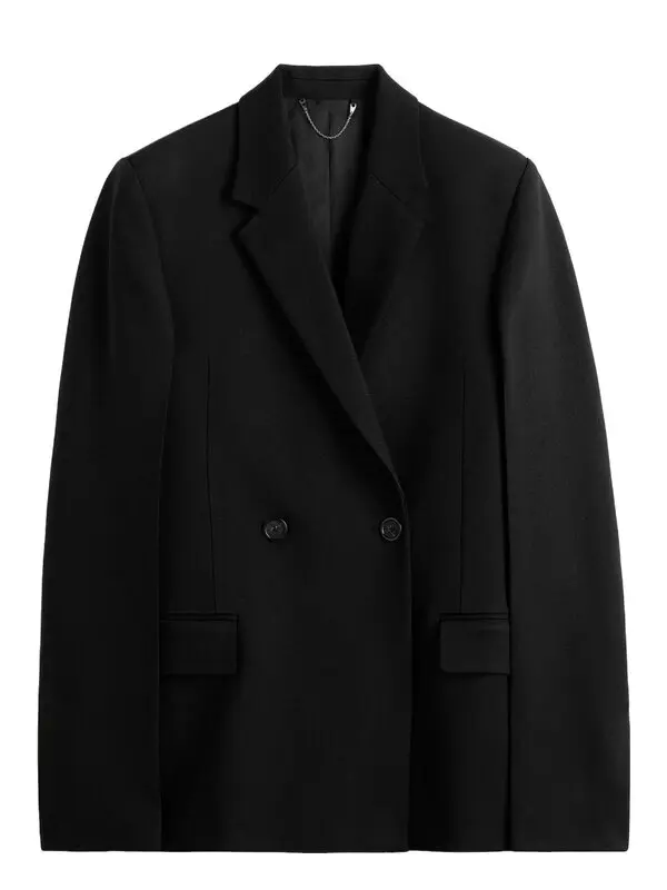 TOTEME Long Boxy Blazer - Black