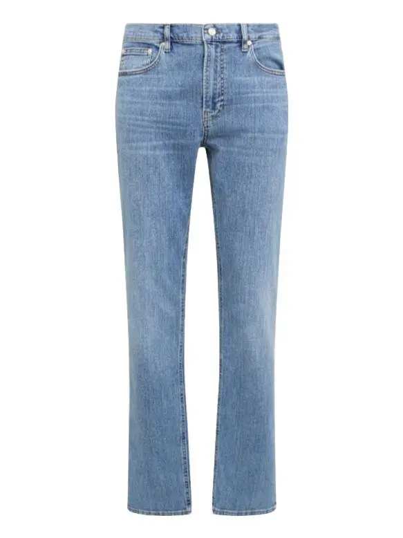 FRAME Straight-leg Cotton Jeans - Blue