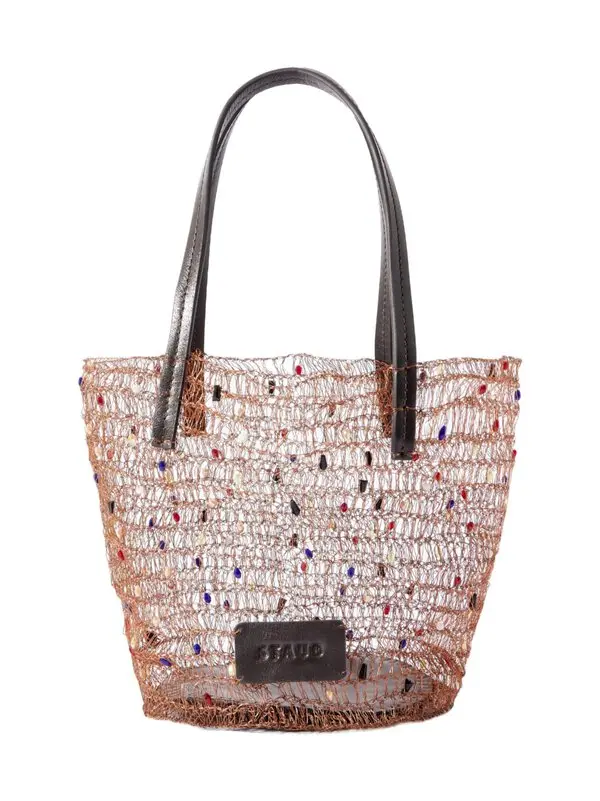 Staud Decorative Crochet Bucket Bag - Multicolor