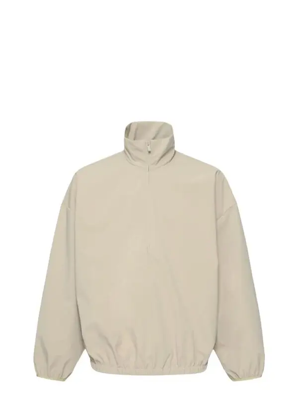 Fear Of God Sporty Nylon Half Zip Sweatshirt - Nude