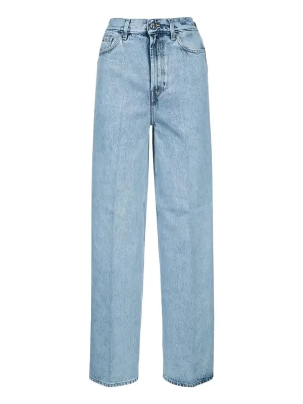 TOTEME High-rise Wide-leg Jeans - Blue