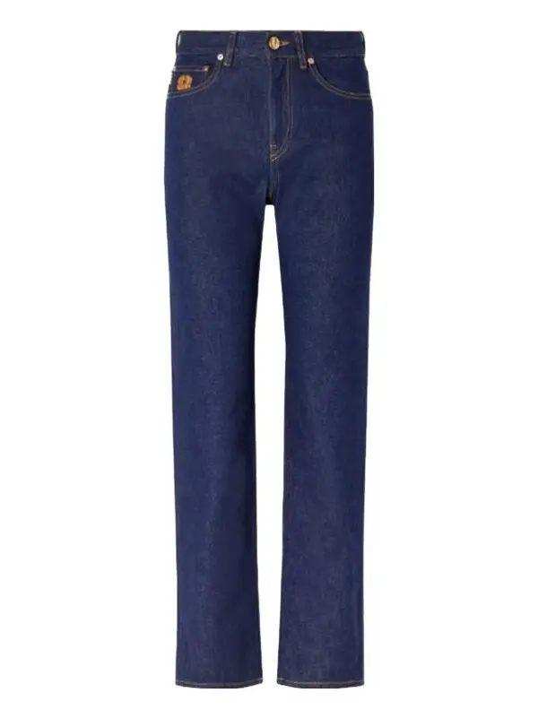 BLAZÉ MILANO Mid-rise Straight-leg Jeans - Blue
