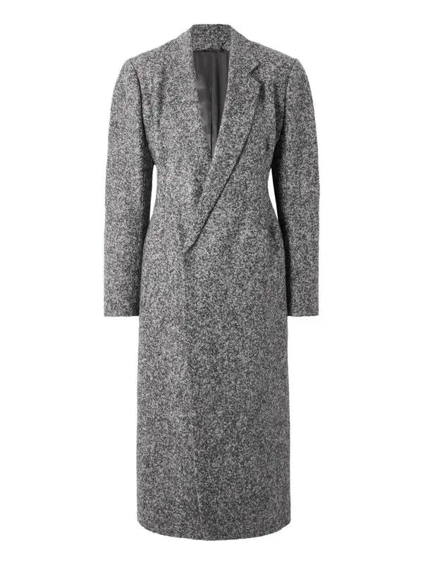 Carven Esperanto Alpaca And Wool-blend Coat - Gray