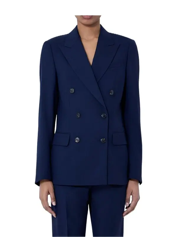 Dries Van Noten Double-breasted V-neck Blazer - Black