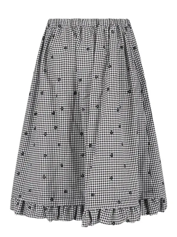 Comme Des Garçons Printed Midi Skirt - No