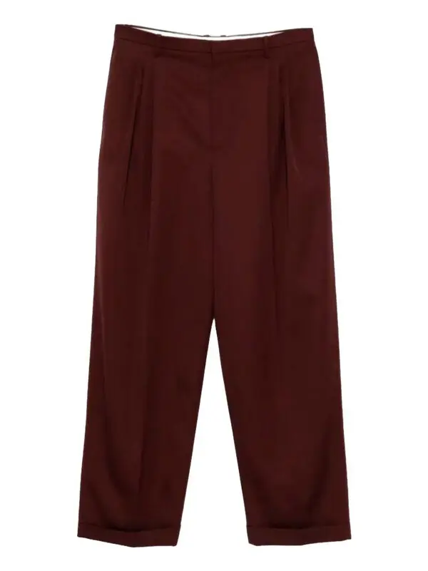 Bottega Veneta Wide-leg Trousers - Brown
