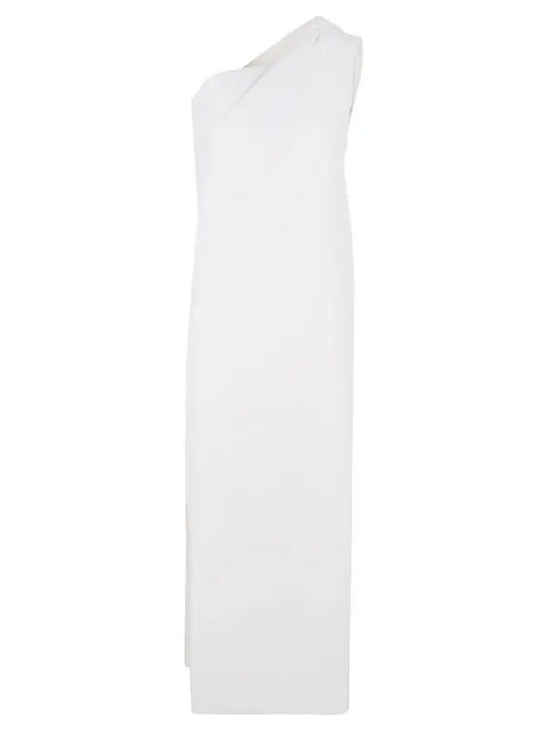 UMA WANG One-shoulder Apses Dress - Off White