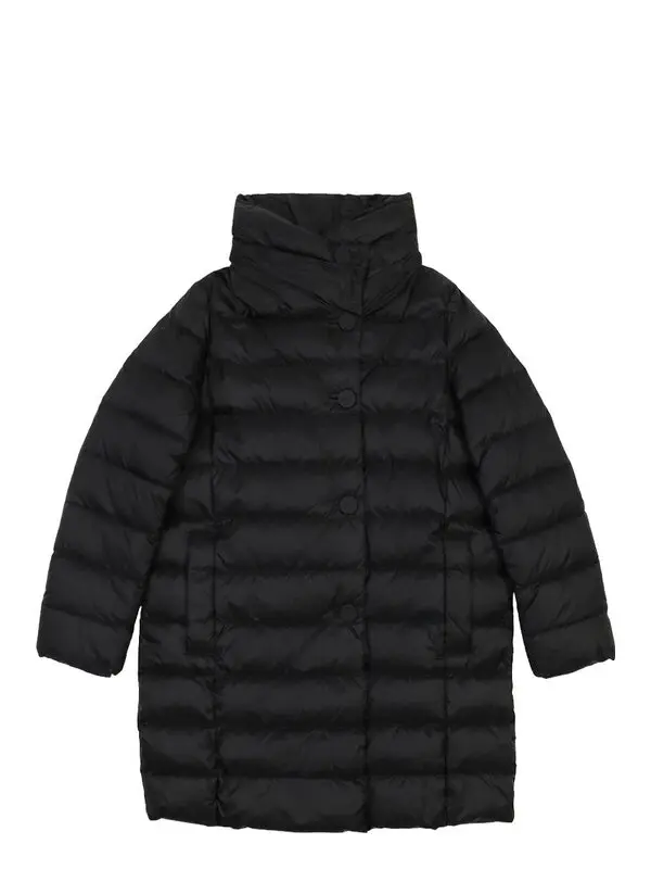 Max Mara Long Sleeve Padded Coat - Black