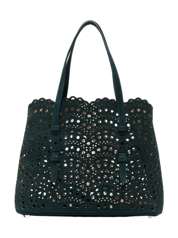 Alaïa Mina 25 Mini Tote Bag - Black