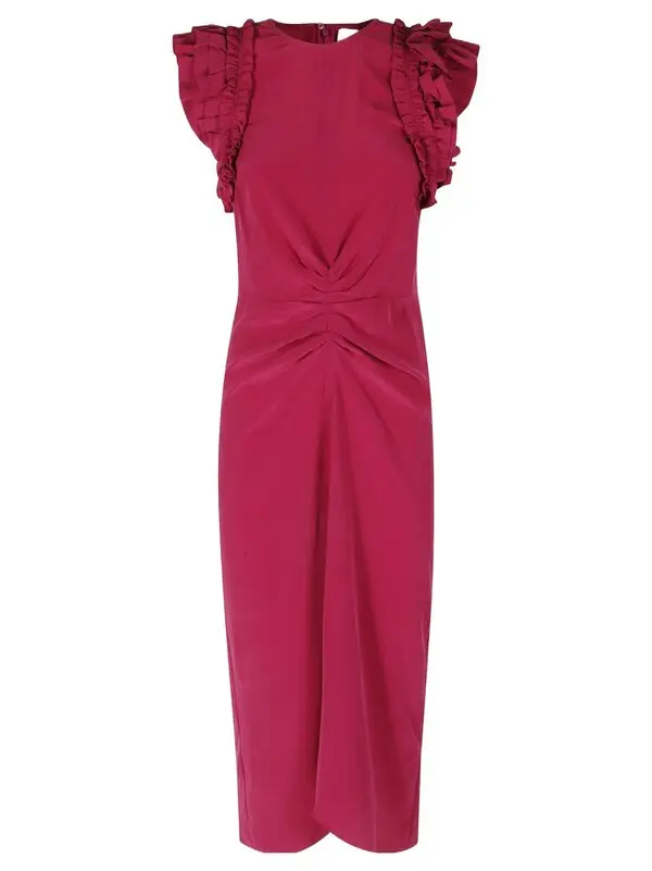 Isabel Marant Étoile Round Neck Dress - Red