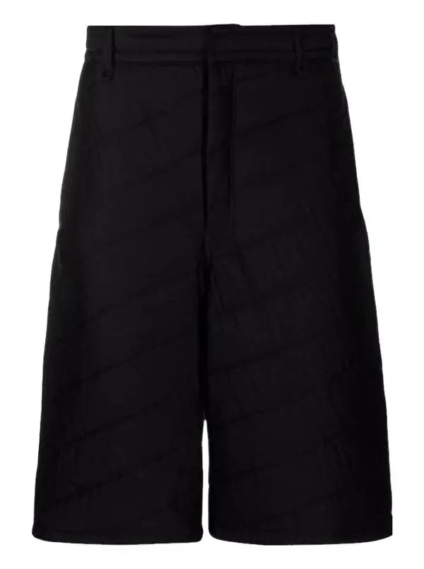 Fendi Quilted Bermuda Shorts - Black