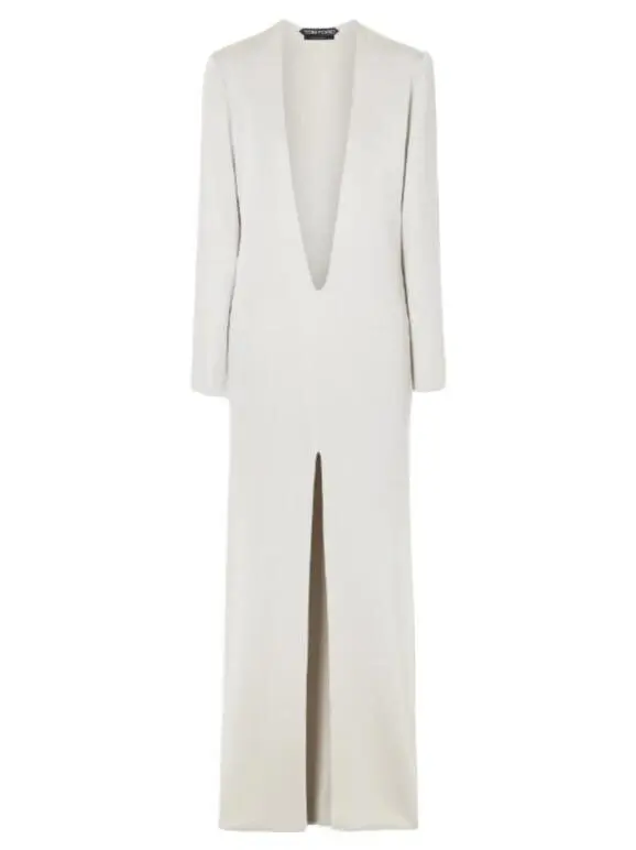 TOM FORD Liquid Knitted Gown - White