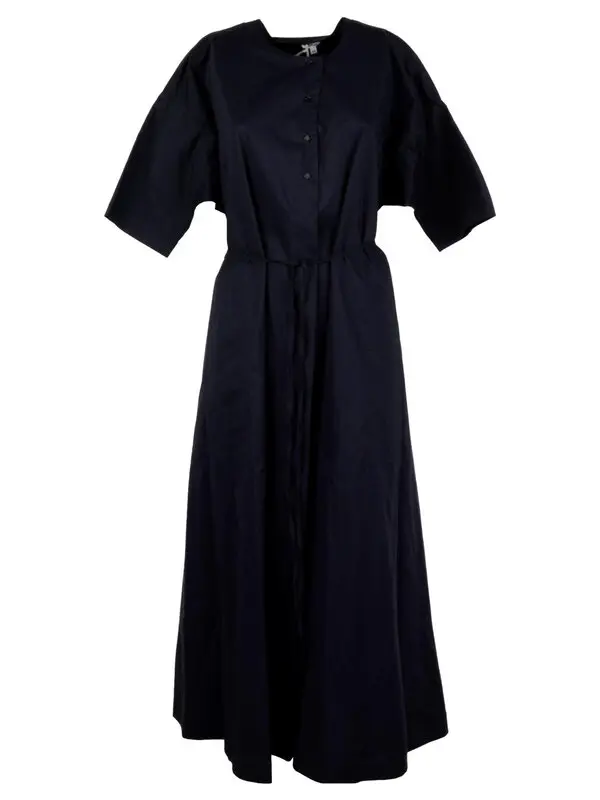 Aspesi Button-down Maxi Dress - Black