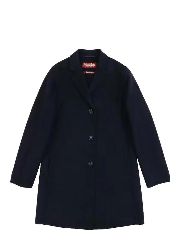 Max Mara Single-breasted Coat - Black