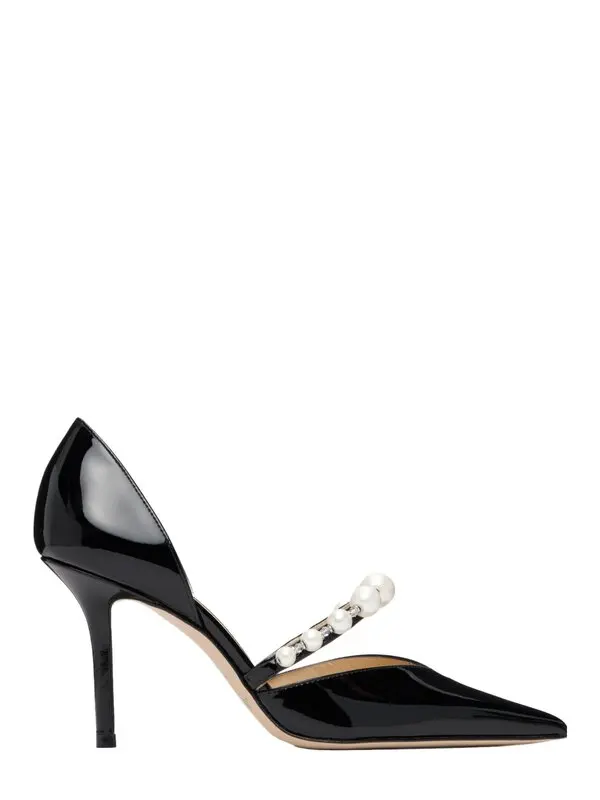 JIMMY CHOO Aurelie 85 Pointed-toe High Heels - Black
