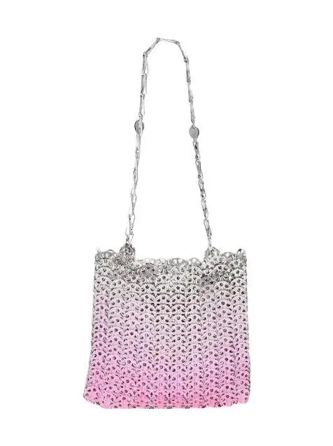 Rabanne Metal Facing Shoulder Bag - Pink