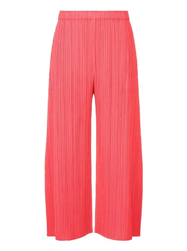 PLEATS PLEASE BY ISSEY MIYAKE Wide-leg Pleated Trousers - Pink