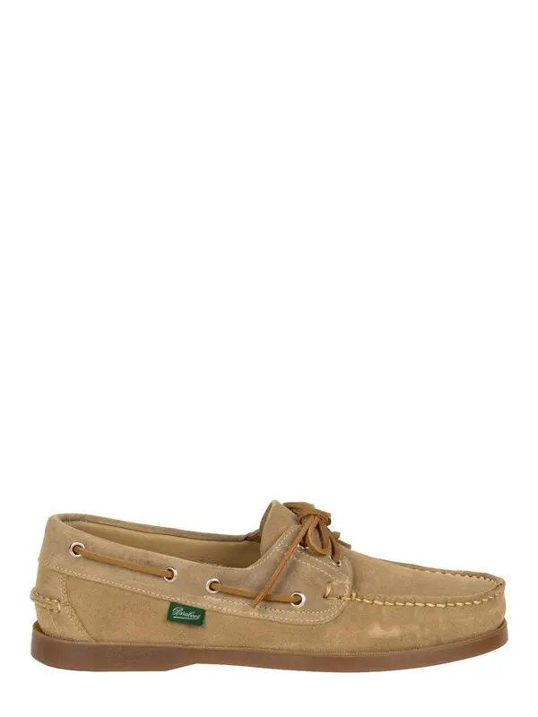 Paraboot Suede Boat Shoes - Brown