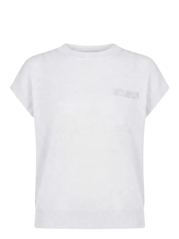Peserico Crewneck Jumper - Light White