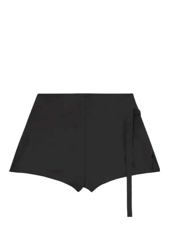 DIESEL® P-sarto" Wrap Belted Shorts - Black