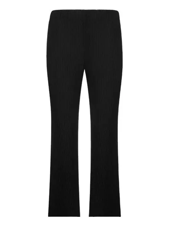 Issey Miyake Homme Plissé Tailored Pleated Pants - Black