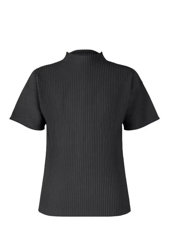 Issey Miyake Homme Plissé Monthly Colors March Pleated T-shirt - Black