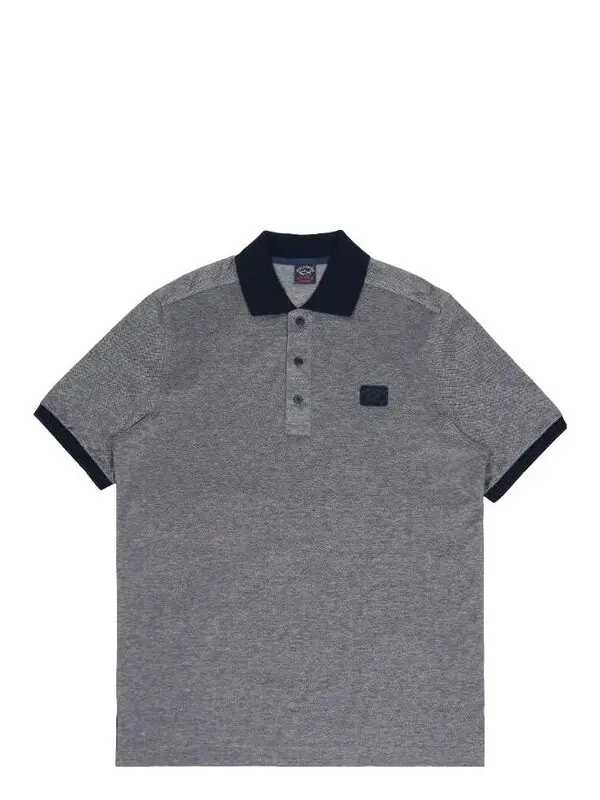 PAUL  SHARK Logo Polo Shirt - Gray