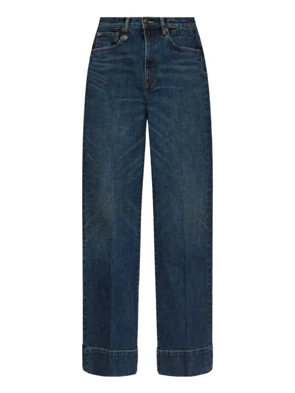R13 Logo Patch Jeans - No