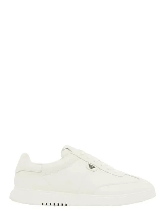 Emporio Armani Panelled Low-top Sneakers - White