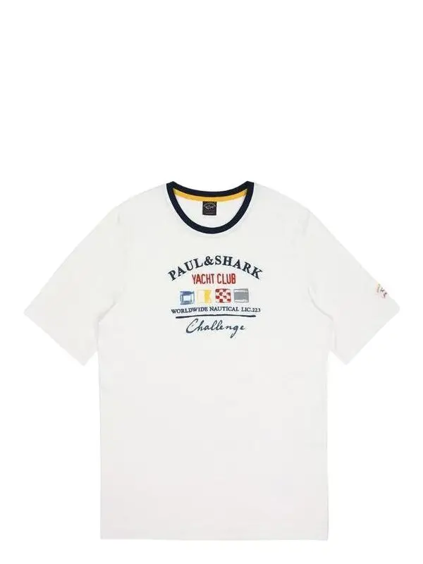 PAUL  SHARK Logo Short-sleeved T-shirt - White