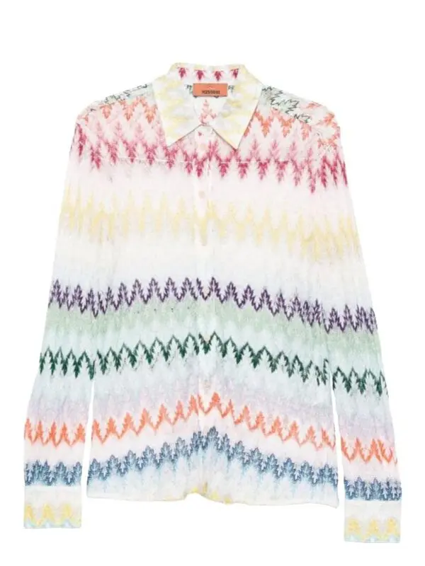 Missoni Lace Motif Shirt - White