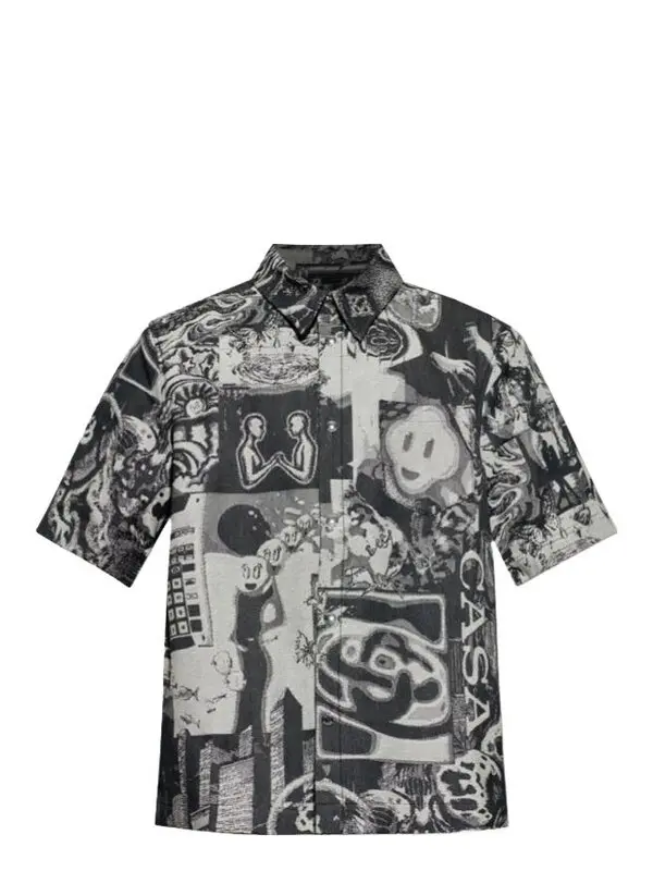 Casablanca Short Sleeve Shirt - Gray