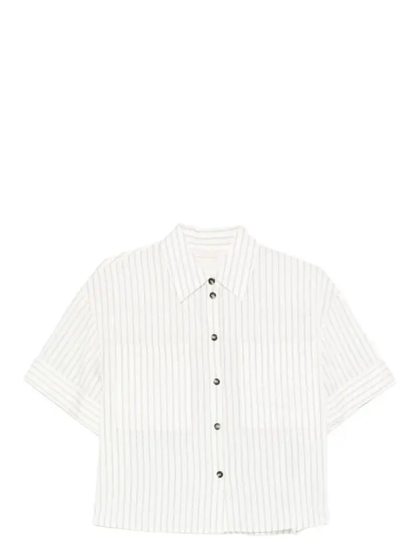 Liu Jo Striped Button-down Shirt - White
