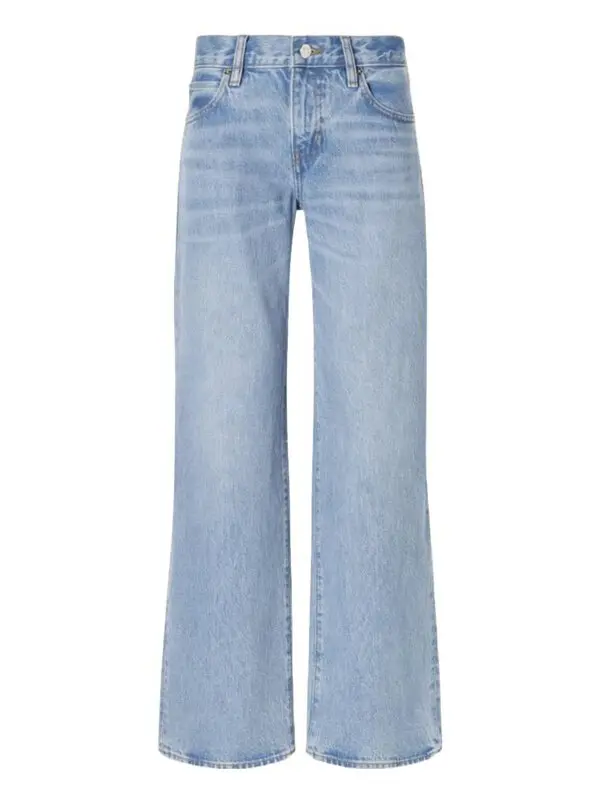 FRAME Jeans With Belt Loops - Blue