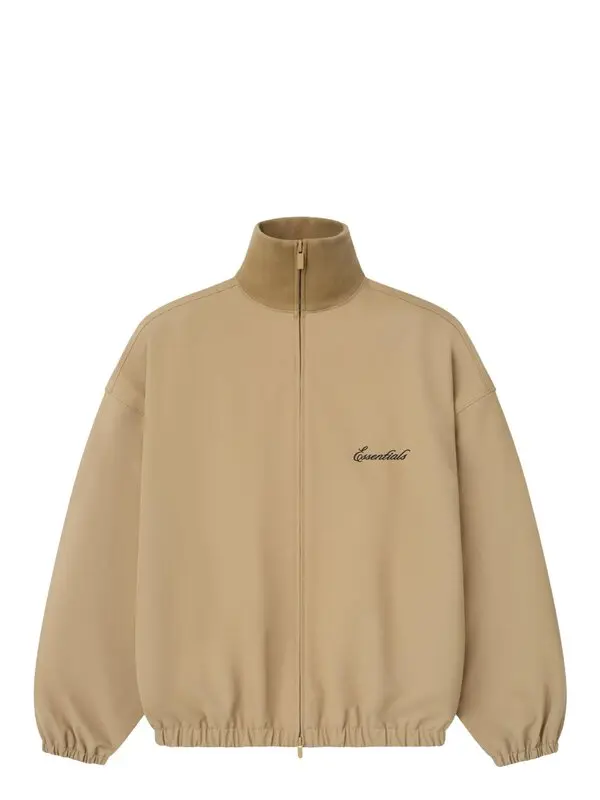 Fear Of God High-neck Zipped Track Jacket - Nude