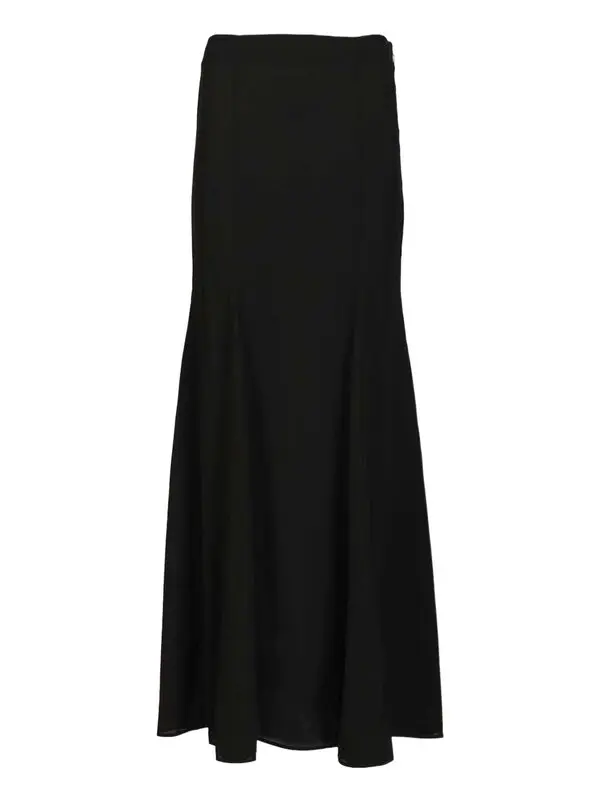 ROTATE BY BIRGER CHRISTENSEN High-waist Maxi Mermaid Skirt - Black