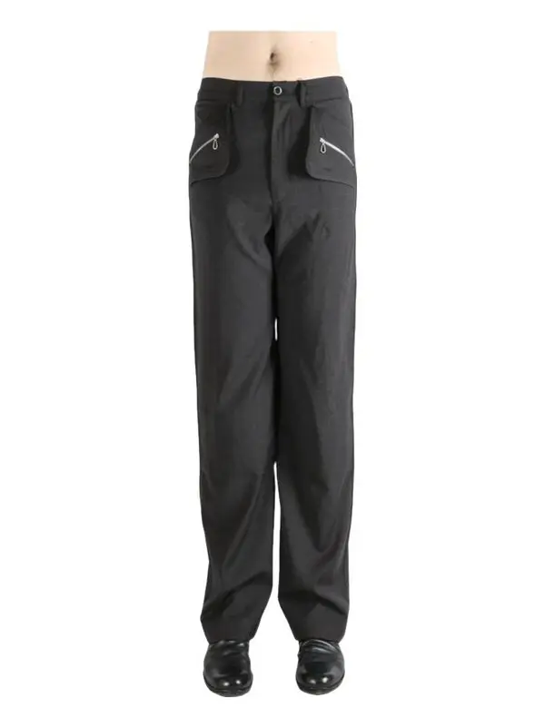 KIKO KOSTADINOV Flap Pocket Straight-leg Pants - Black