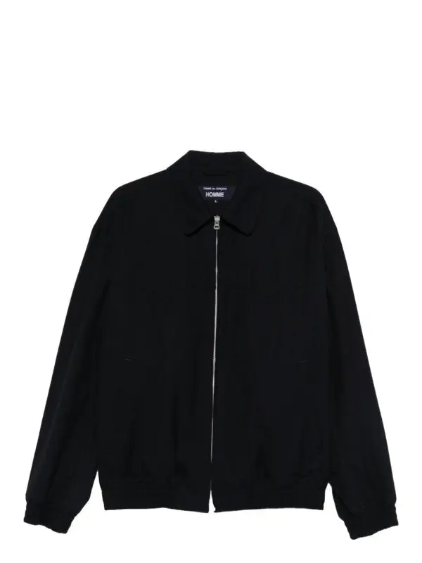 Comme Des Garçons Long-sleeved Casual Jacket - Black