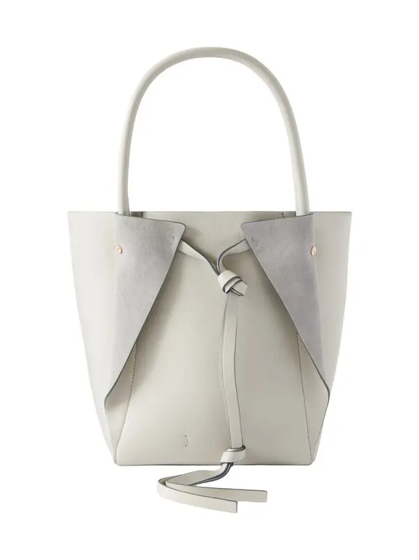 Gabriela Hearst Marija Small Leather Tote - White