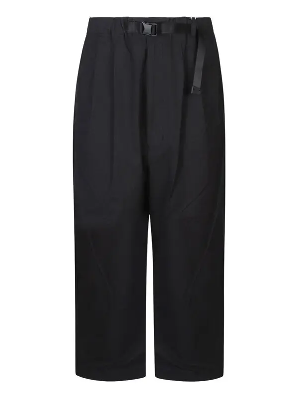 Comme Des Garçons Belted Loose Fit Trousers - Black