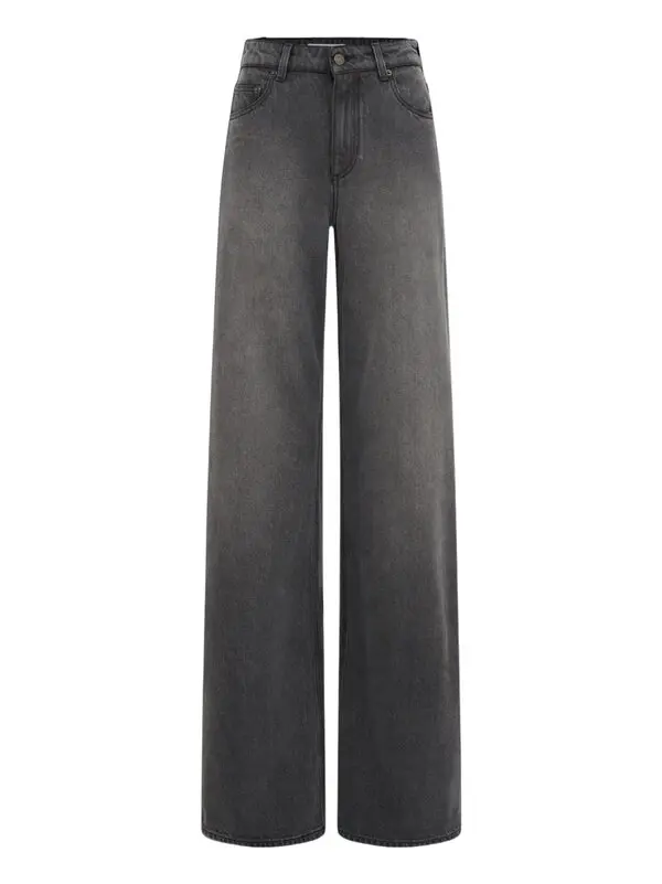 MARINE SERRE Moon Laser Denim Jeans - Black