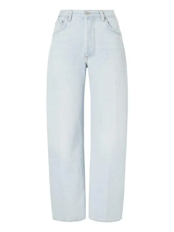 Citizens Of Humanity Ayla Baggy Mid-rise Wide-leg Jeans - Light Denim Blue