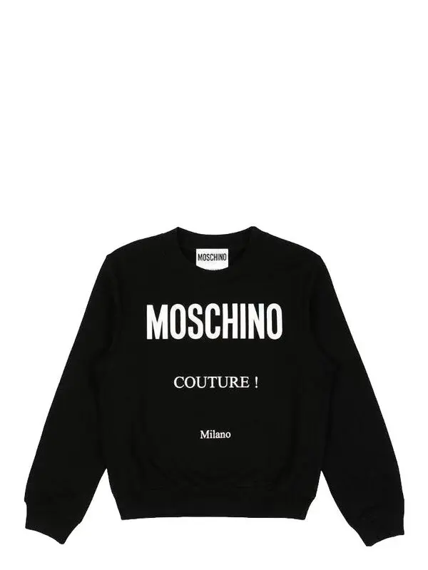 Moschino Print Sweater - Black