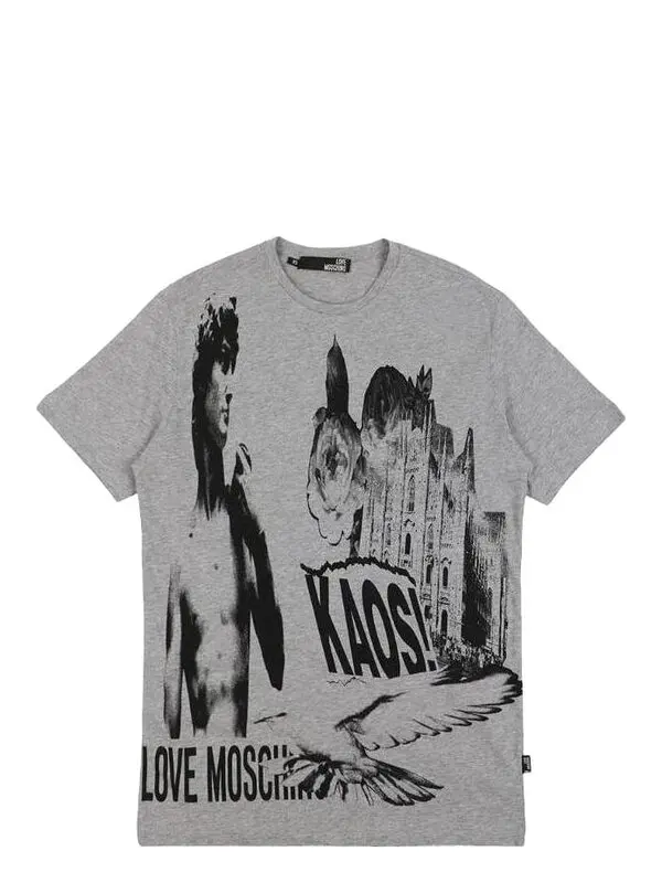 Moschino Printed T-shirt - Gray
