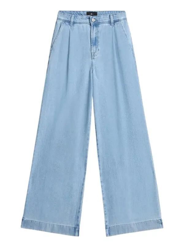 7 For All Mankind Wide-leg Jeans - Hana