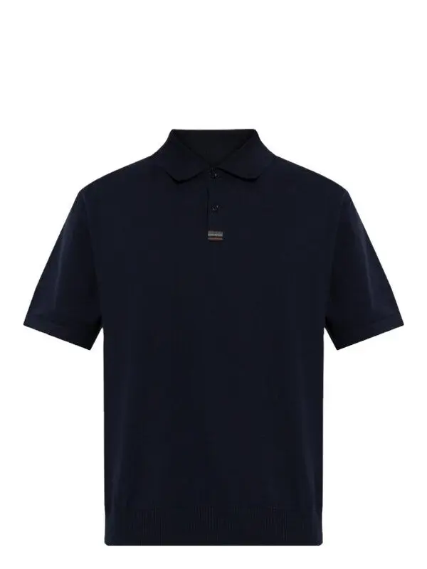 Paul Smith Signature Stripe Cotton Polo Shirt - Black