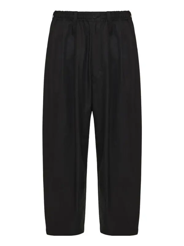 Comme Des Garçons Homme Wide-leg Pleated Trousers - Black