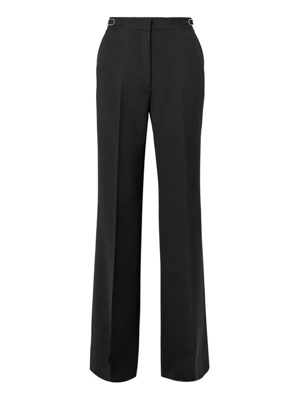 Gabriela Hearst Belt-loop Flared Trousers - Black
