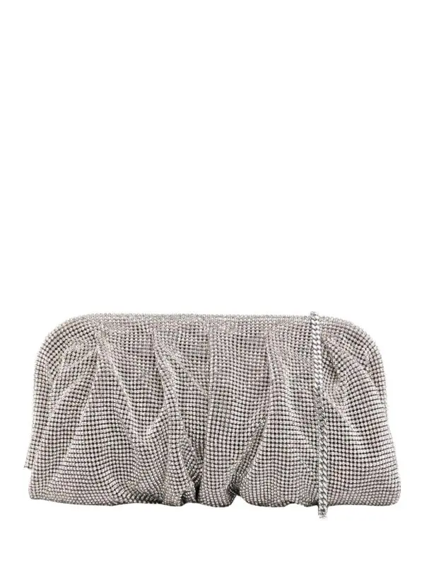 Benedetta Bruzziches Metal Mesh Evening Clutch - Silver
